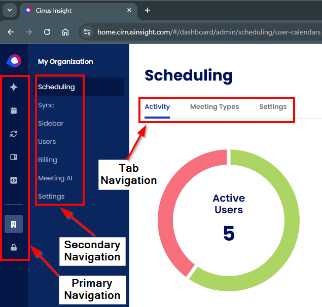 Cirrus Insight Dashboards Get A New Left Navigation
