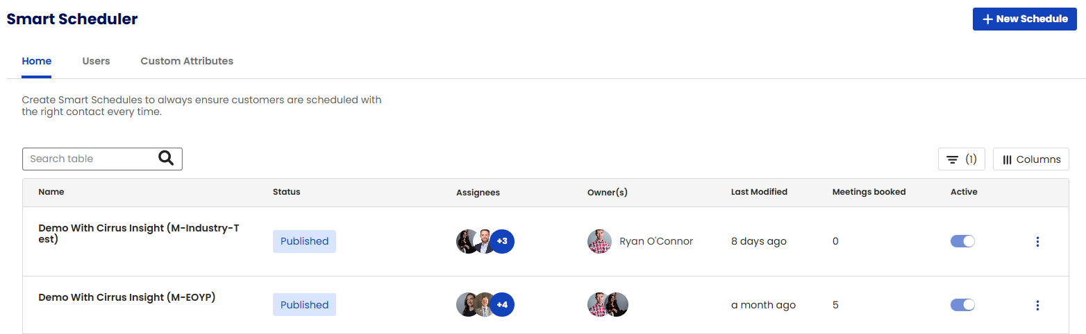 Smart Scheduler Overview and Set Up
