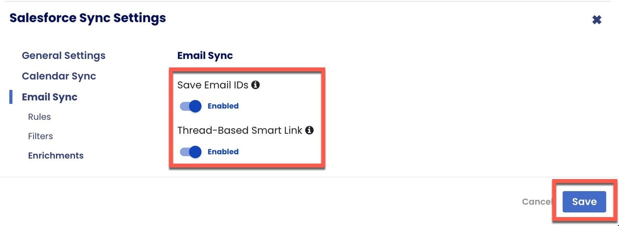 How Do I Enable Thread Based Sync For My Org Using Email Message Object 