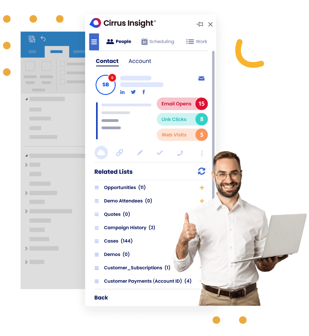 Cirrus Insight for Outlook and Gmail | Sync Data to Salesforce