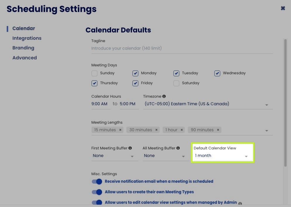 How do I set up Calendar Scheduling?