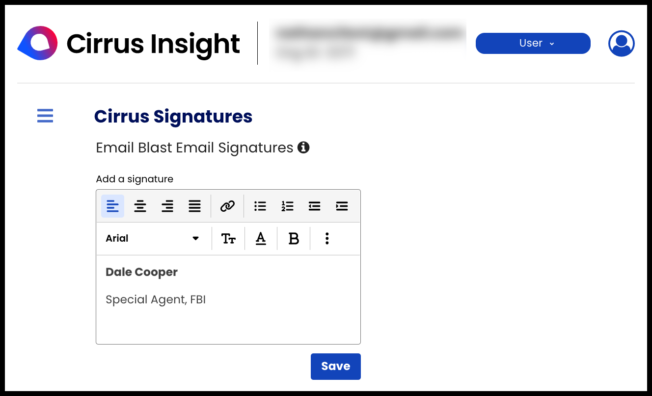 How do I use Cirrus Signatures?