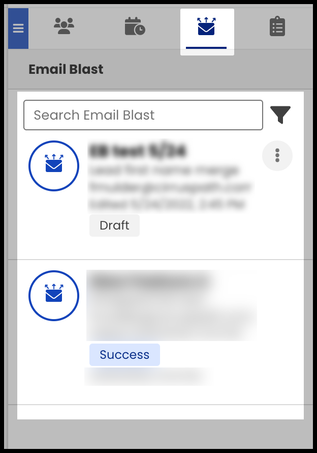 How do I create an Email Blast?